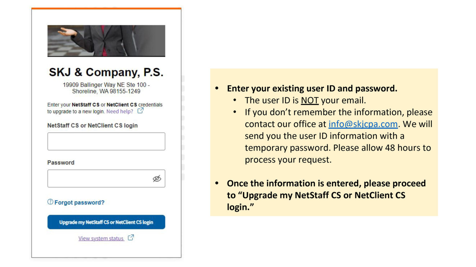 NetClient CS Migration Process - SKJ CPA